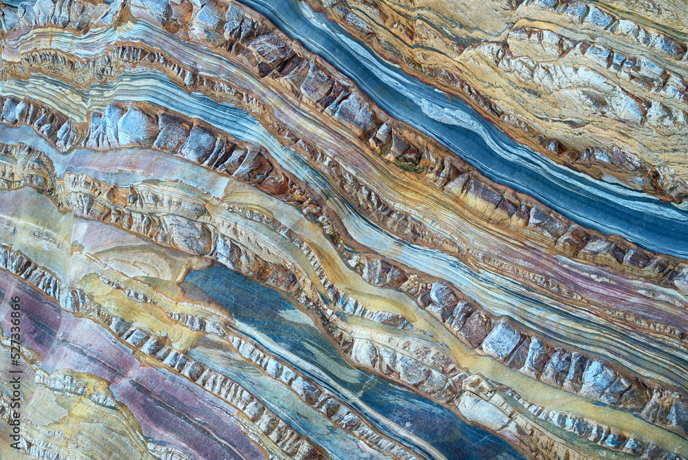 Surface of blue metamorphic rock Stock Photo | Adobe Stock
