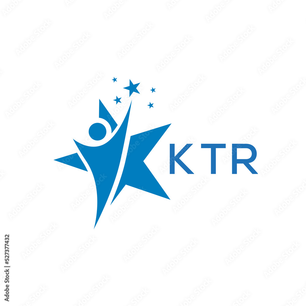 KTR Letter logo white background .KTR Business finance logo design vector image in illustrator ...