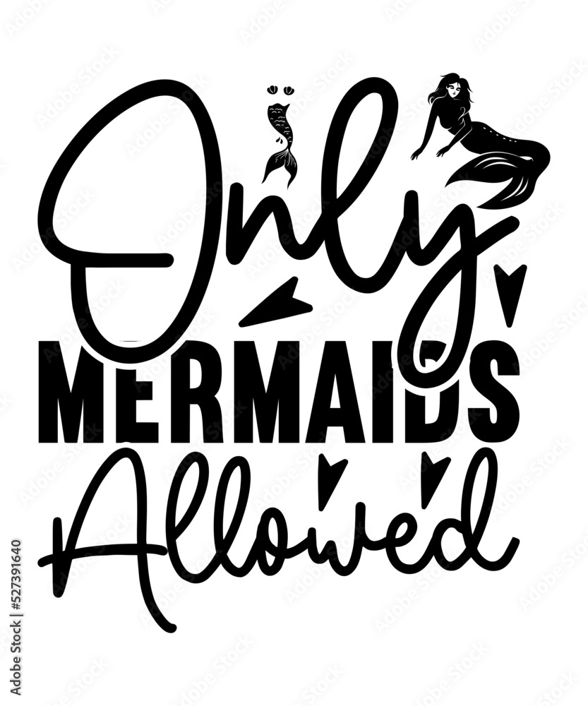 Mermaid SVG Bundle - Commercial Use - Mermaid SVG Cut Files - Mermaid ...