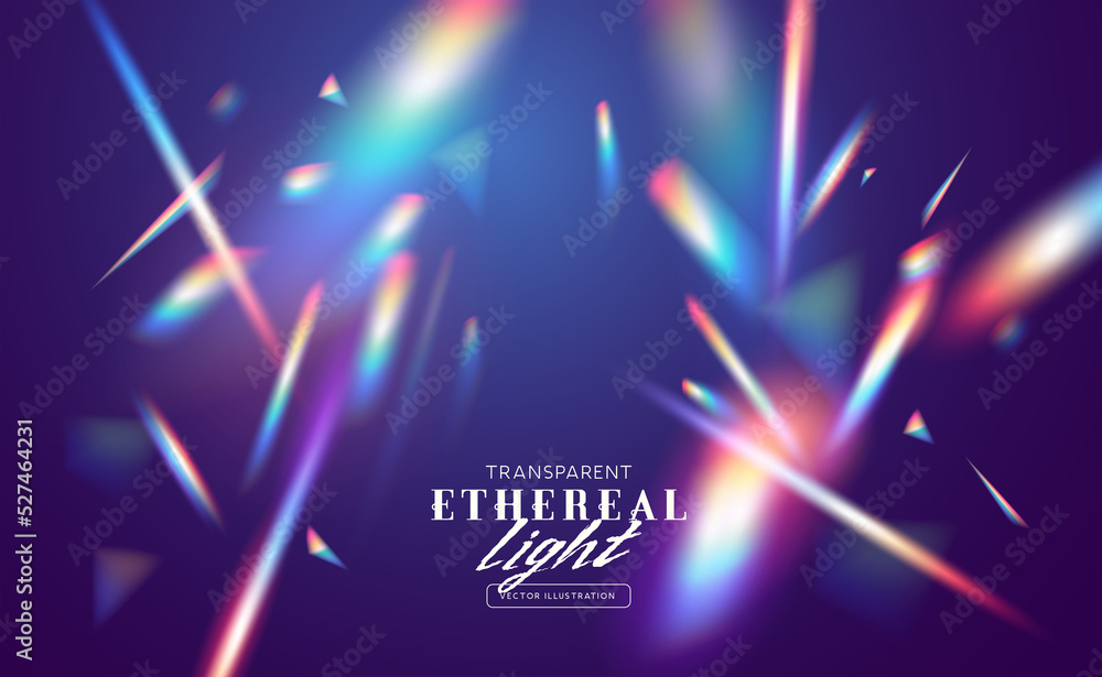 Ethereal transparent light refraction pattern for adding effects to ...