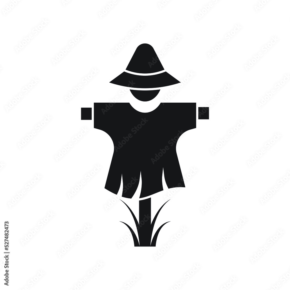 Scarecrow icon design. Farm scarecrow icon. scarecrow icon vector ...