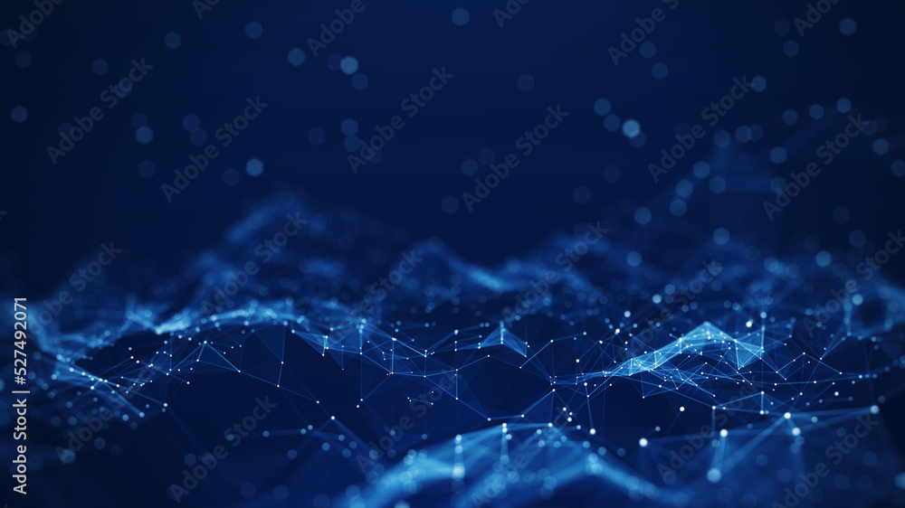 Abstract concepts of cybersecurity technology and digital data ...