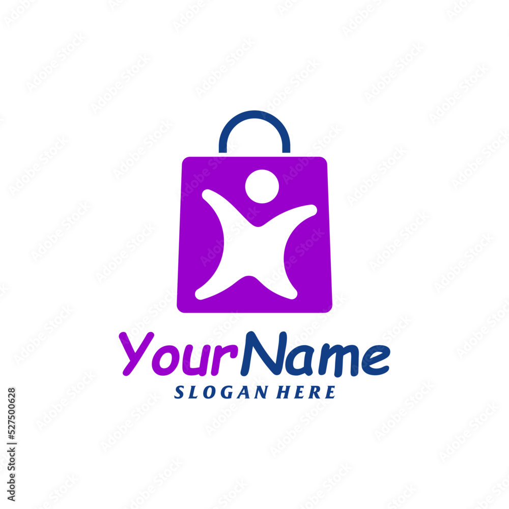 Kids Shop Logo Design Template. Child Shop logo concept vector ...