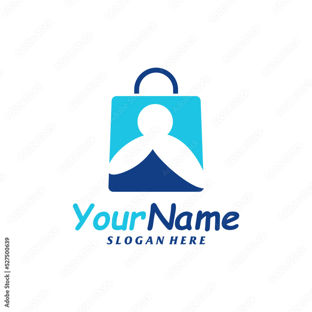 Kids Shop Logo Design Template. Child Shop logo concept vector ...