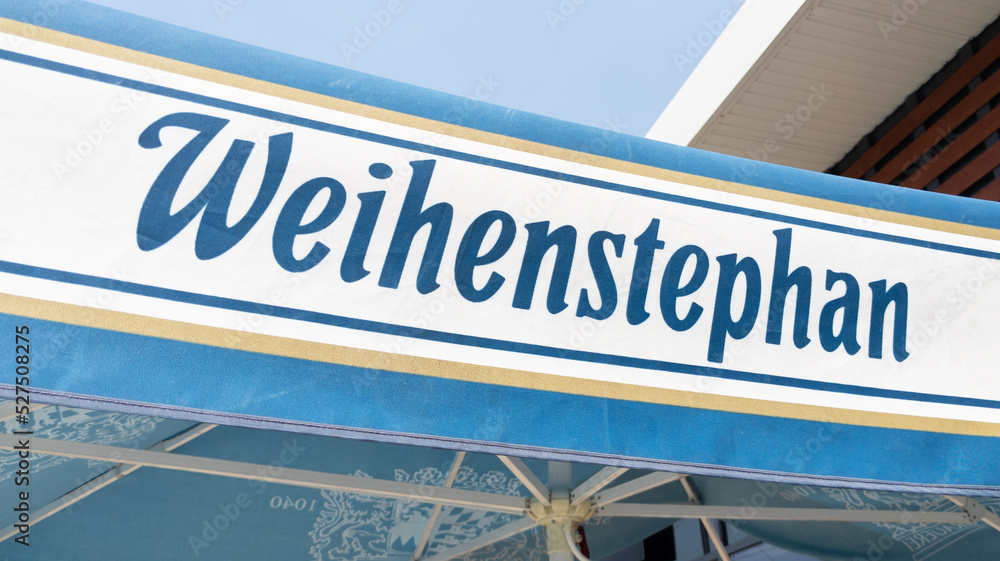 Weihenstephaner logo sign and text brand beer World Oldest Brewery in ...
