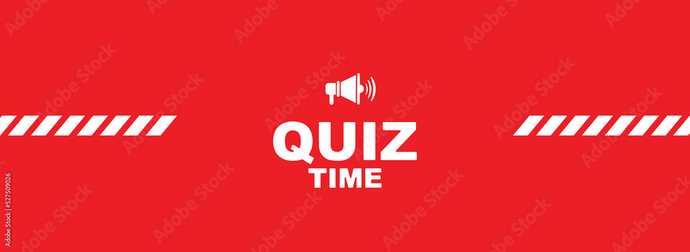 quiz time with cool font Stock Vector | Adobe Stock