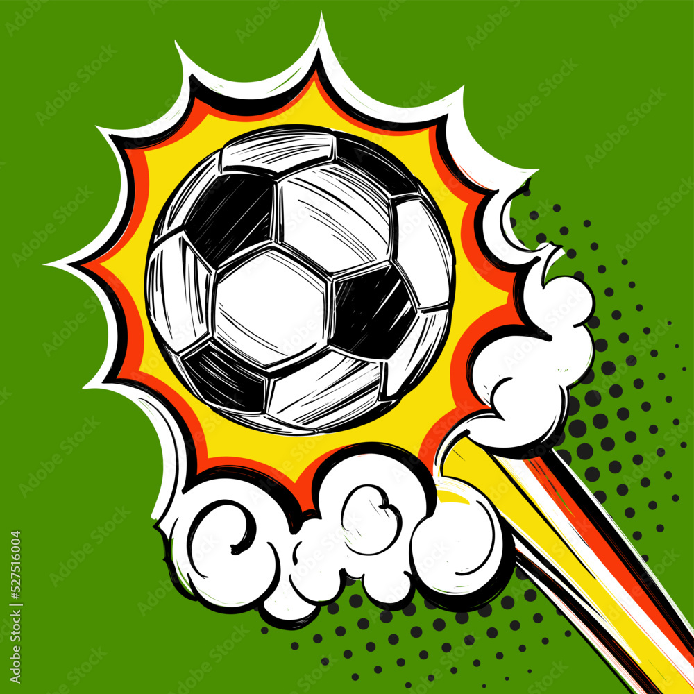 football, soccer ball, goal came in the gate, win, sports game, emblem ...