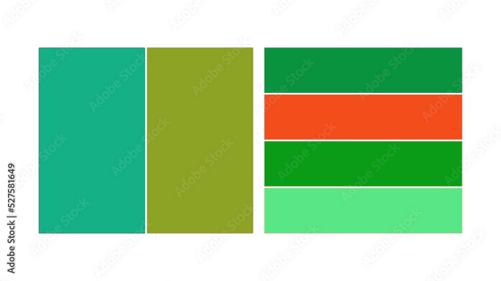 primary and secondary color palette Stock Vector | Adobe Stock