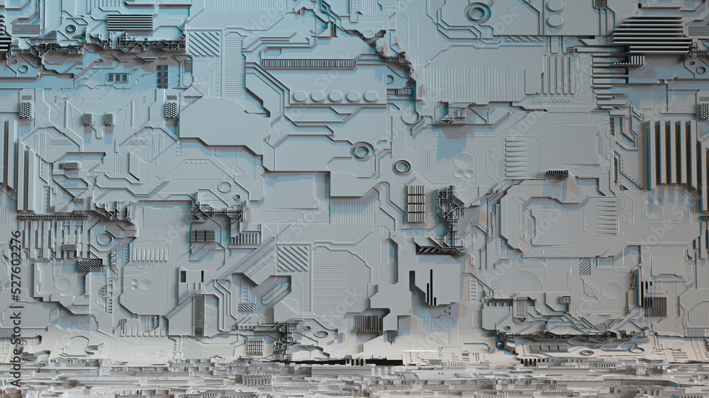 futuristic sci fi abstract texture background with detailed geometric ...