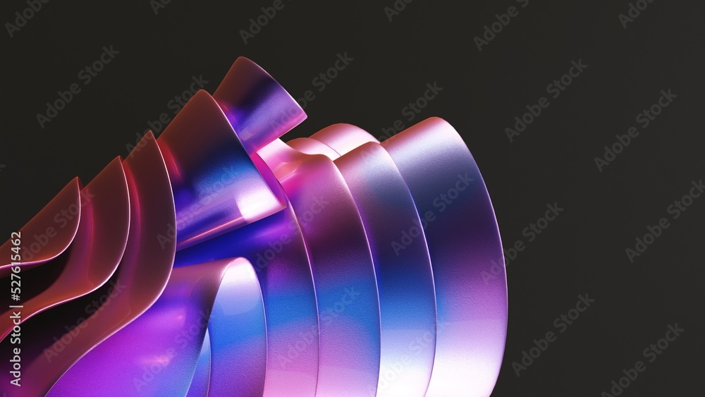 windows 11 wallpaper pink and blue theme. 3D abstract colorful fluid ...