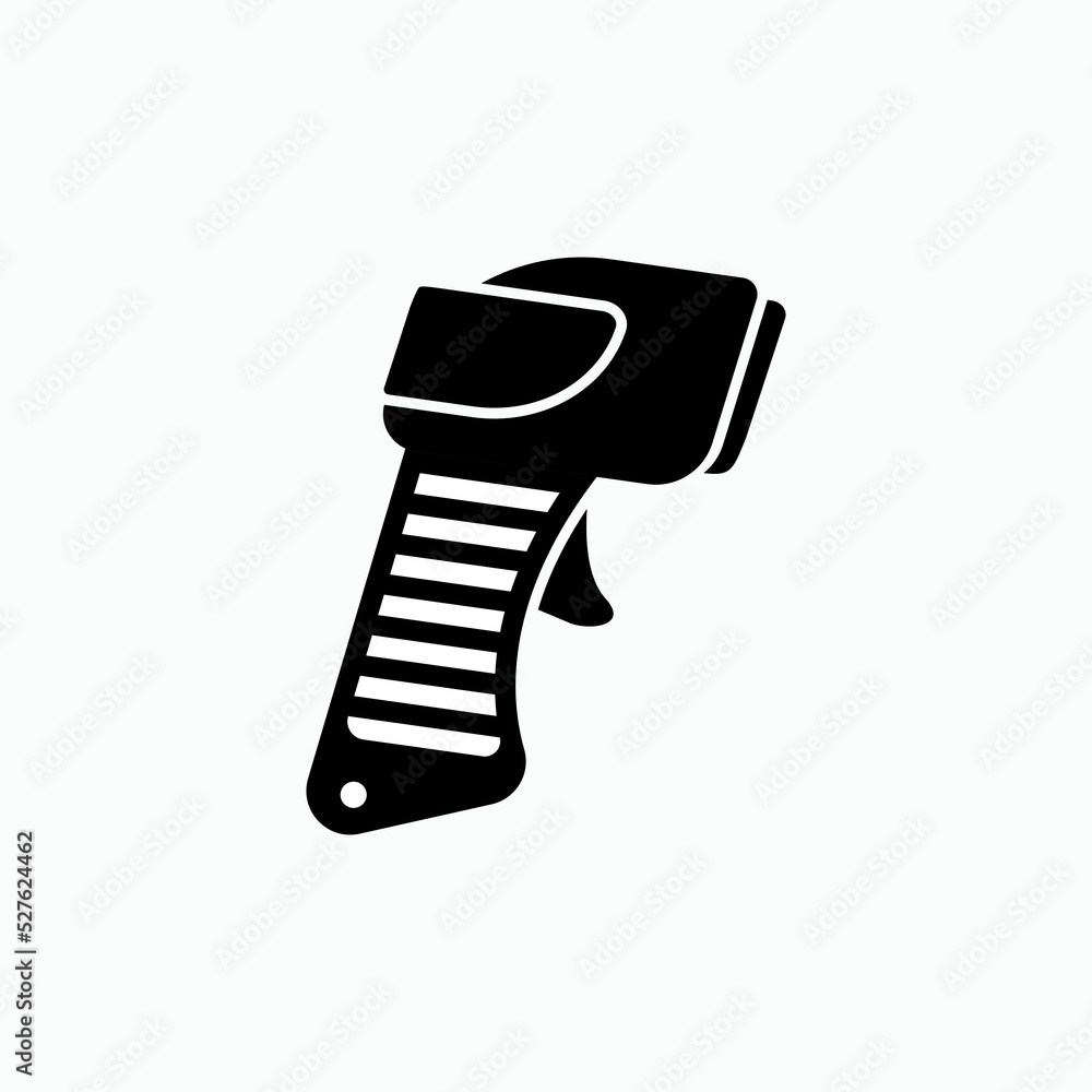 Thermogun Icon. Thermal Scanner Symbol. Sign of Temperature Measurement ...