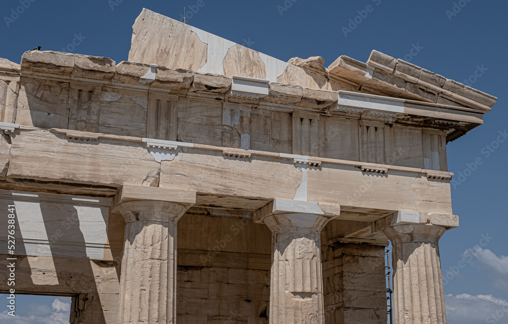 Propylea monumental gateway, serves as the main entrance to the ...