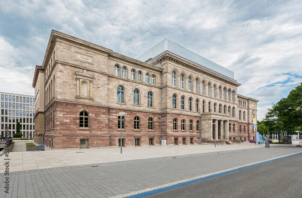 historical neo-Renaissance buildings of the university of Goettingen ...