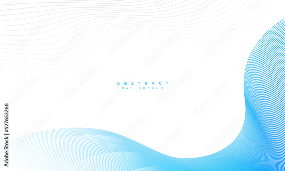 simple blue background . flat blue gradation . wavy background Stock ...