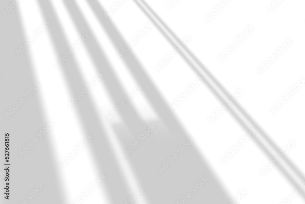 Abstract shadow and striped diagonal light background on white wall ...