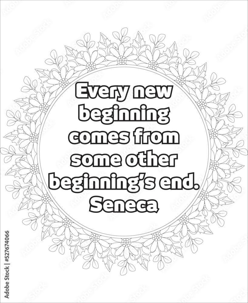 mandala motivational coloring pages, mandala inspirational coloring ...