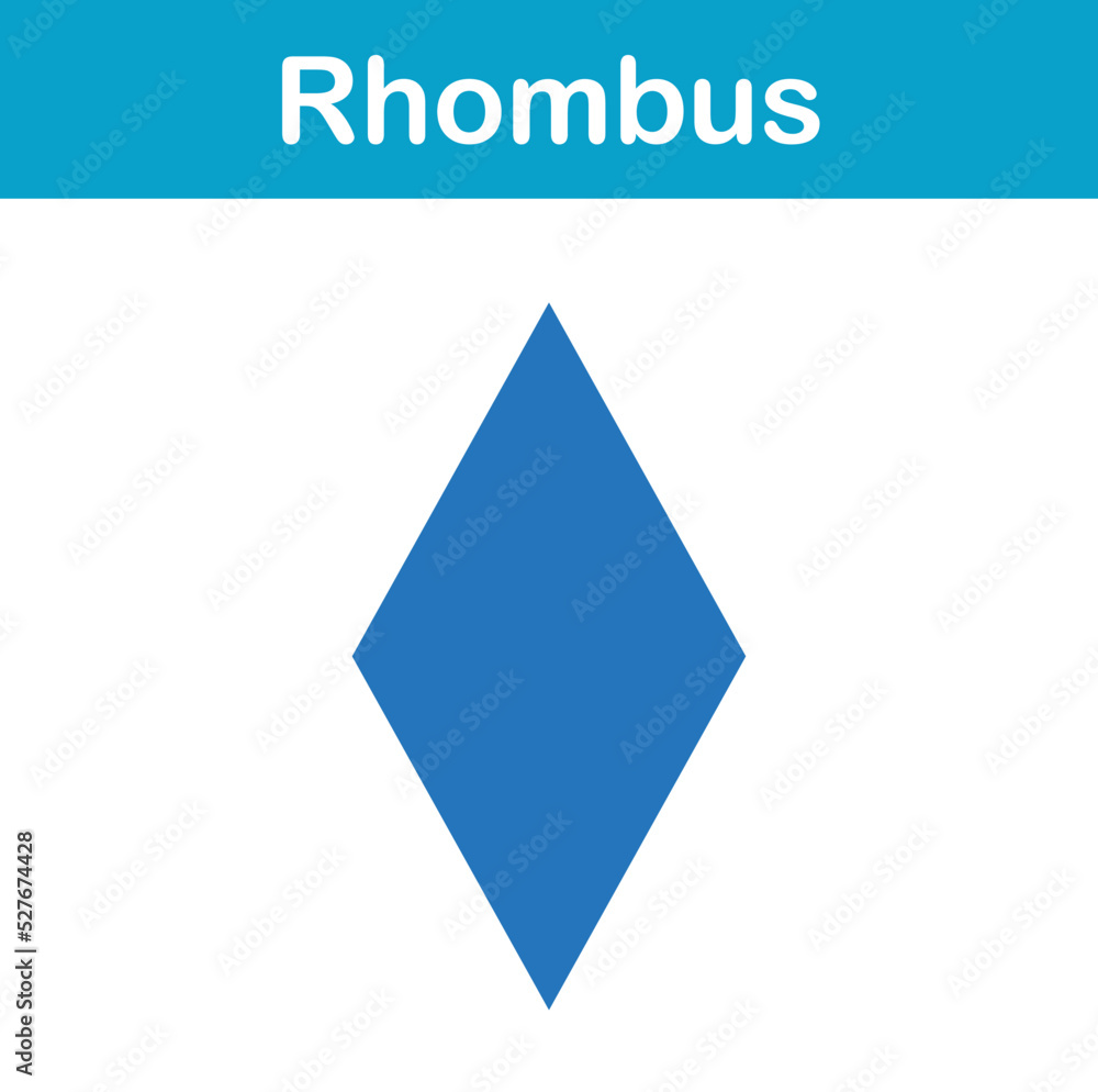 Rhombus Geometric Shape