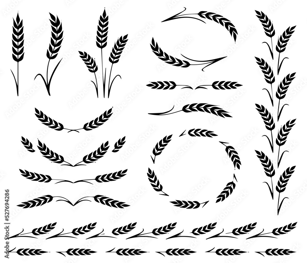 Wheat Ears Vectors and more Wheat Images - Wheat, Vector, Ear of Wheat ...