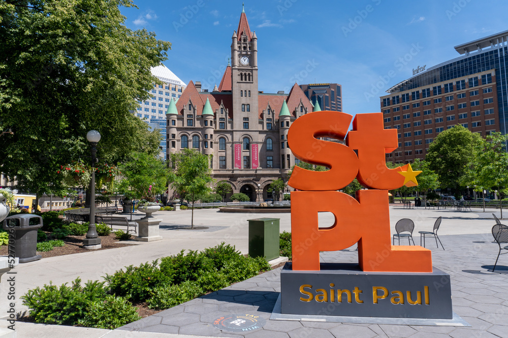 Saint Paul, Minnesota -2022: Historic Landmark Center, originally ...