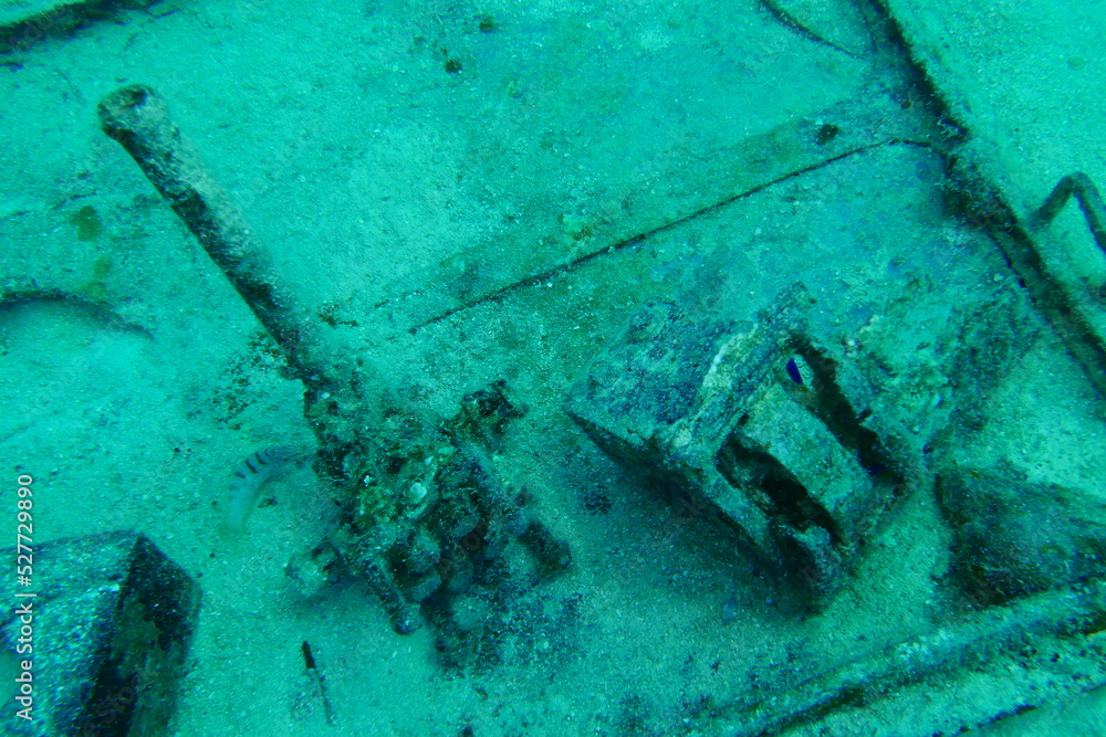 Japanese navy airplane Betty bomber in WW2 Chuuk (Truk lagoon ...