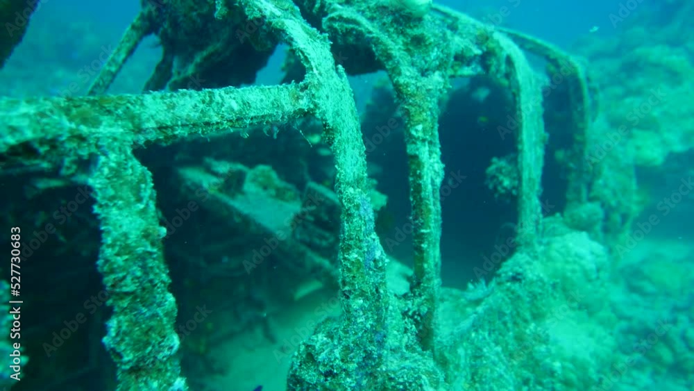 Japanese navy airplane Myrt "Saiun" in WW2. Chuuk (Truk lagoon ...