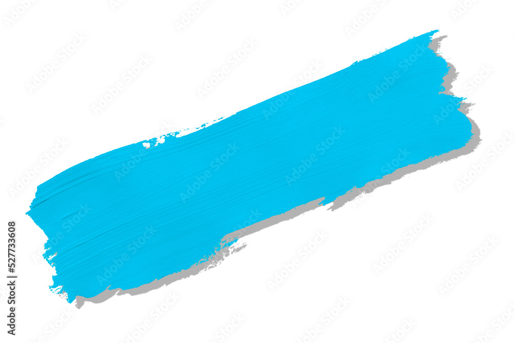 blue brush and shadow isolated on transparent background blue ...