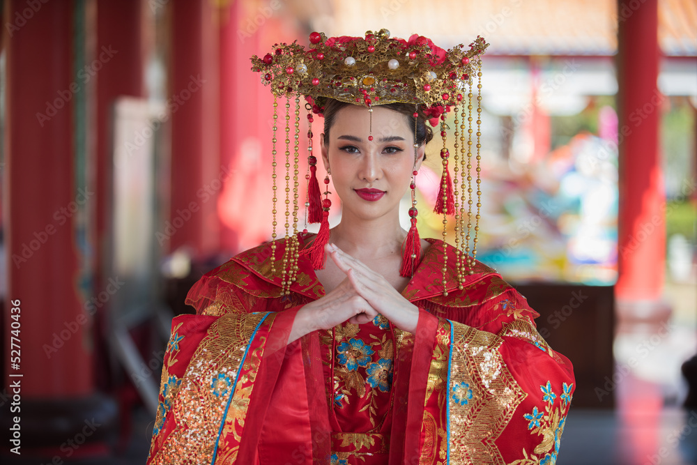 portrait of a woman. person in traditional costume. woman in ...