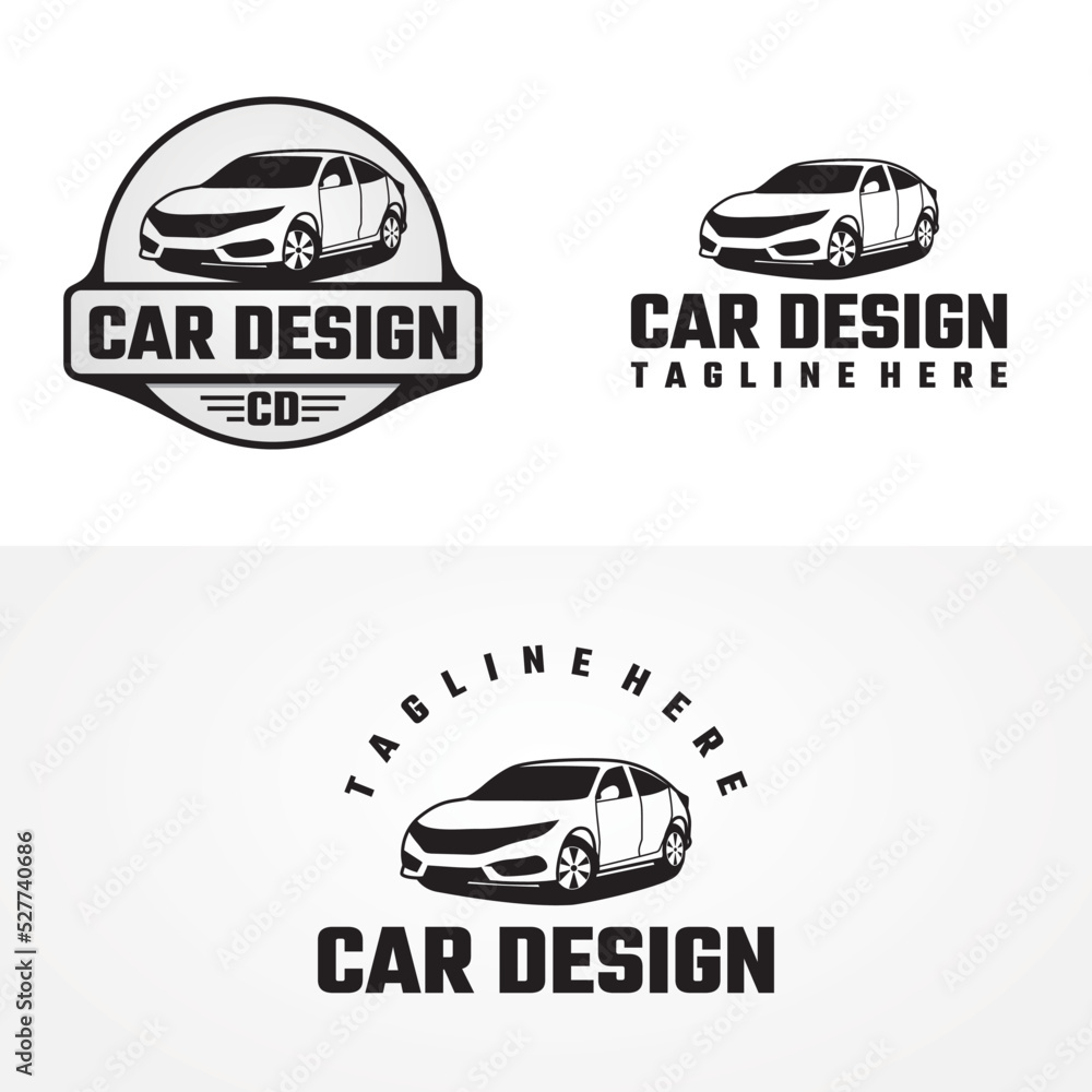 Vecteur Stock car design, car logo vector emblem. car logo emblem car ...