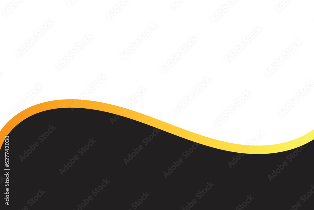Simple wave background with blank space Stock Vector | Adobe Stock