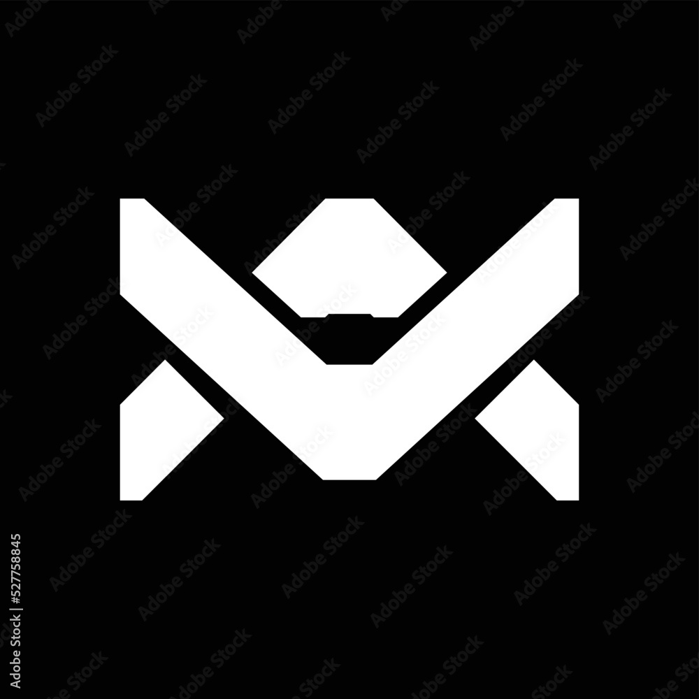 Vector illustration of letter A symbol in cyberpunk style Stock Vector ...