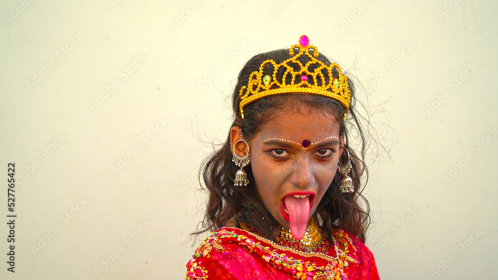 Durga Puja Look Photo-shoot based on agomoni Festival with ethnic look ...