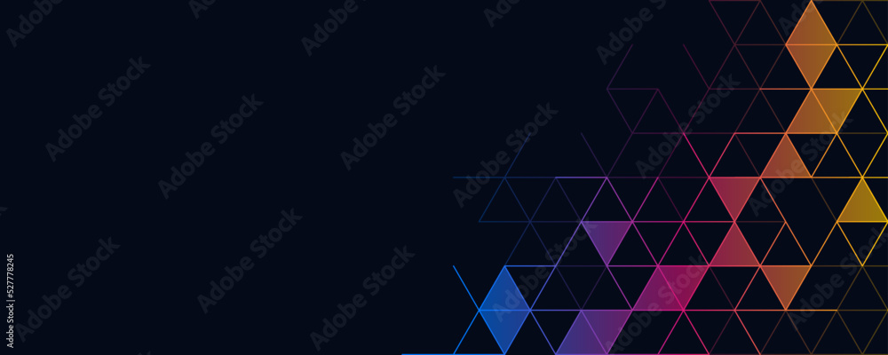 Abstract geometric background with triangle shape pattern Stock Vector ...