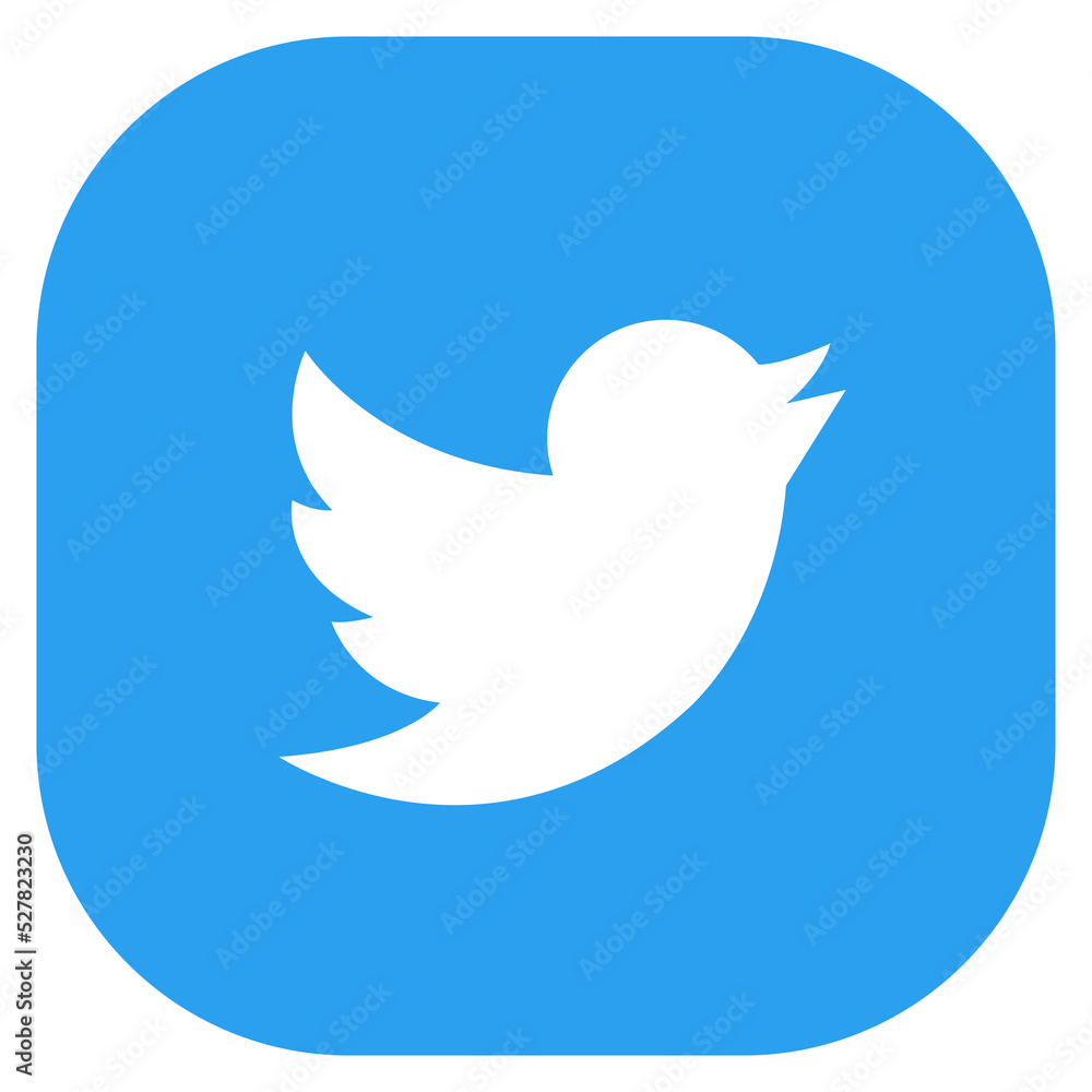 Twitter logo. Twitter icon set. Twitter black icon. Stock Photo | Adobe ...