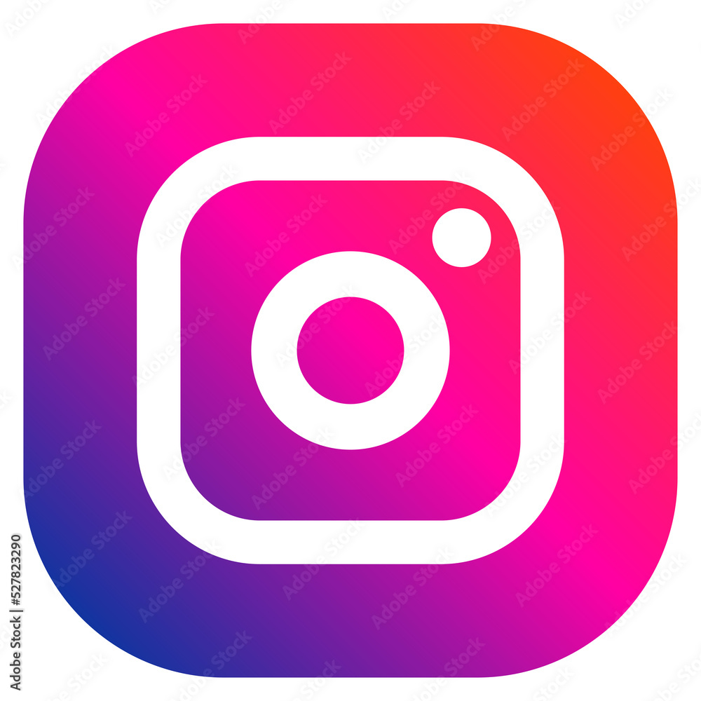 Instagram logo. Instagram icon. Stock-Foto | Adobe Stock