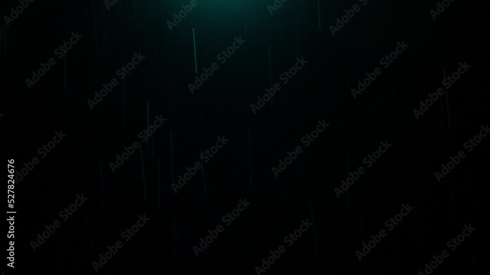 Night rain. 4k Loop Rain Drops Falling in rainy season. Real Rain ...