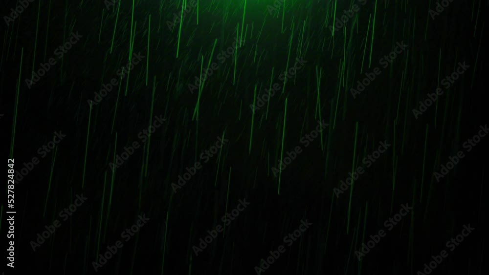 Night rain. 4k Loop Rain Drops Falling in rainy season. Real Rain ...