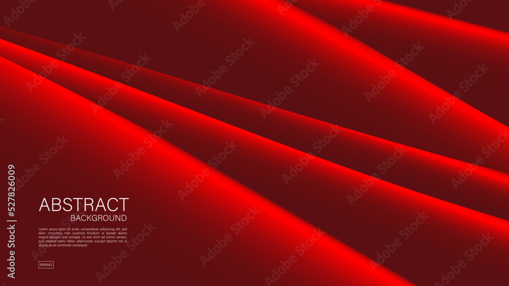 Red abstract background, polygon vector, Geometric vector, Minimal ...