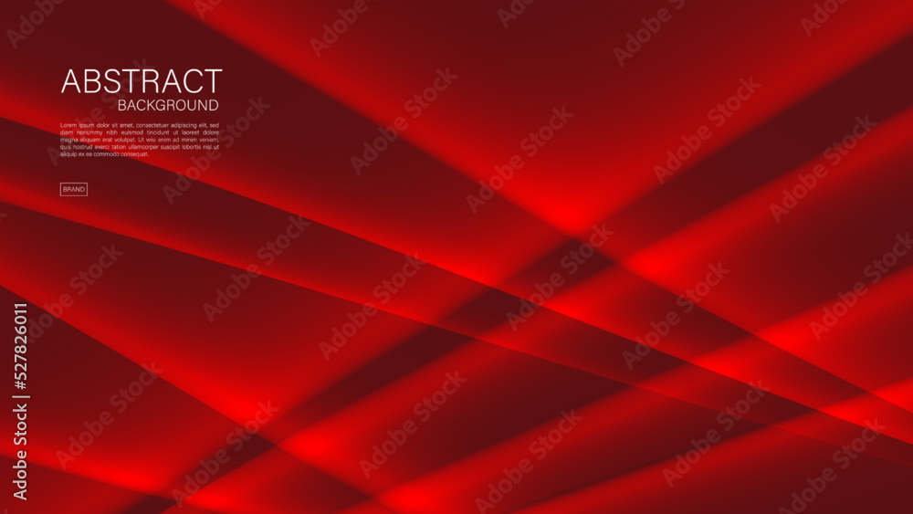 Red abstract background, polygon vector, Geometric vector, Minimal ...