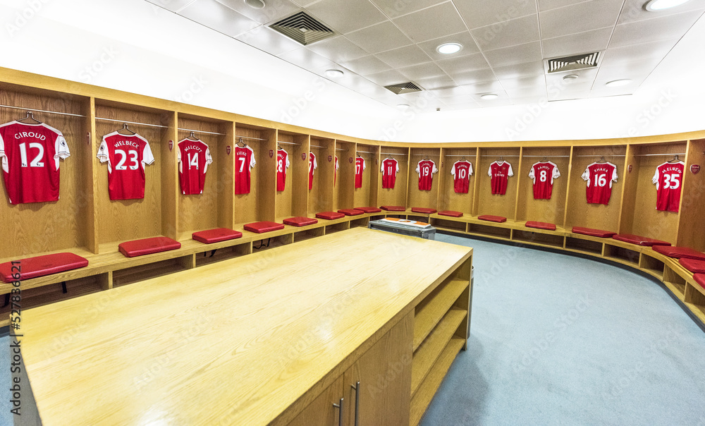 Changing room at Emirates Arena - the official playgrounds of FC ...