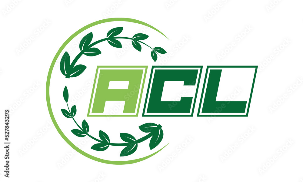 ACL Three-letter natural logo design, vector template. | monogram logo ...