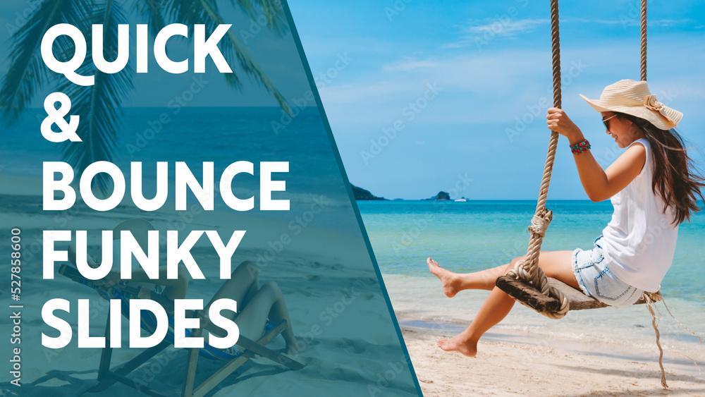 Quick Funky and Bouncy Slides Stock Template | Adobe Stock