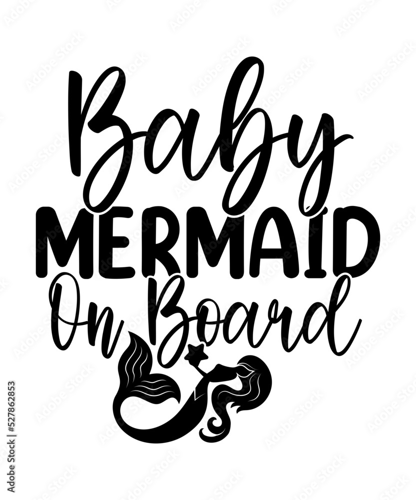 Mermaid SVG Bundle, Mermaid tail SVG for cricut, Mermaid birthday SVG ...