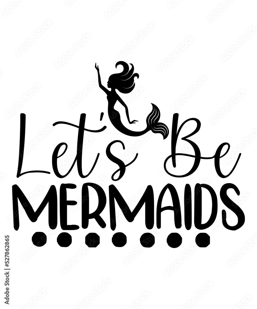Mermaid Svg Bundle Mermaid Tail Svg For Cricut Mermaid Birthday Svg