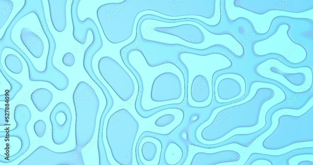 abstract pool water motion animation 3d 4k blue bubble glow liquid ...