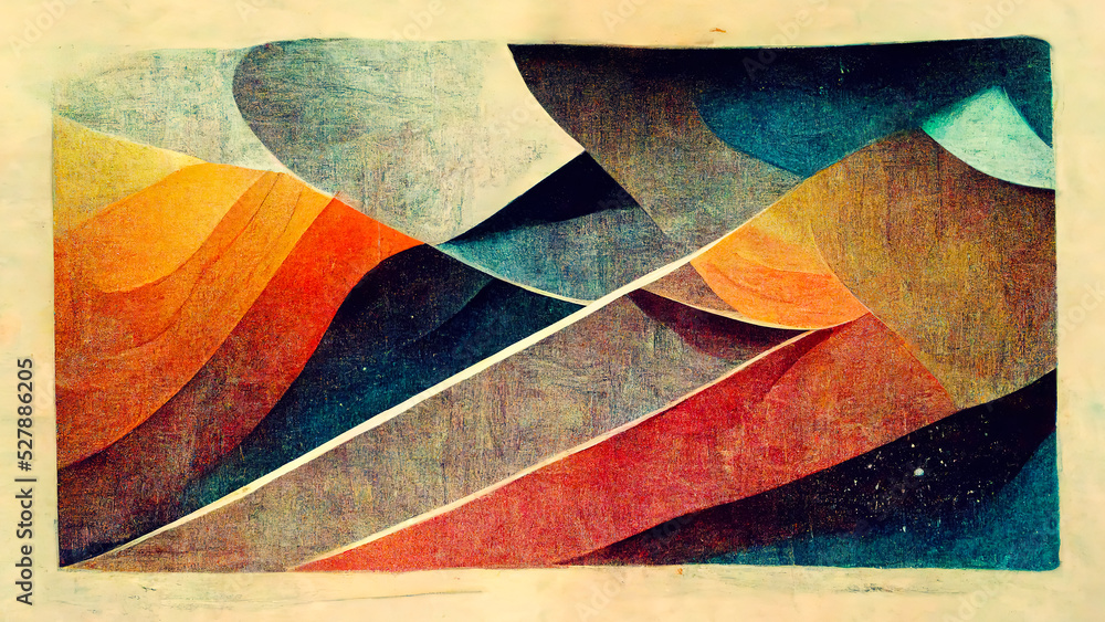 Beautiful abstract expressionism art painting wallpaper background ...