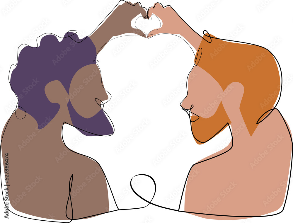 art showing two men who are fraternal twins or brothers united by a ...