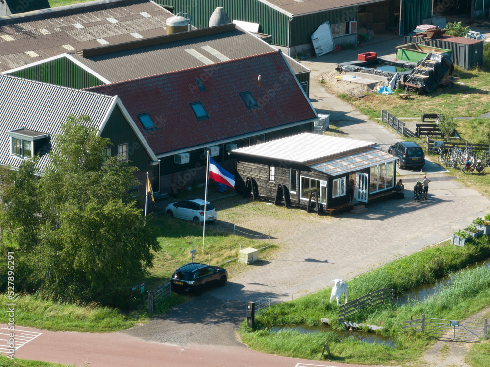 Farmers protest in The Netherlands, dutch flag upside down. Protest ...