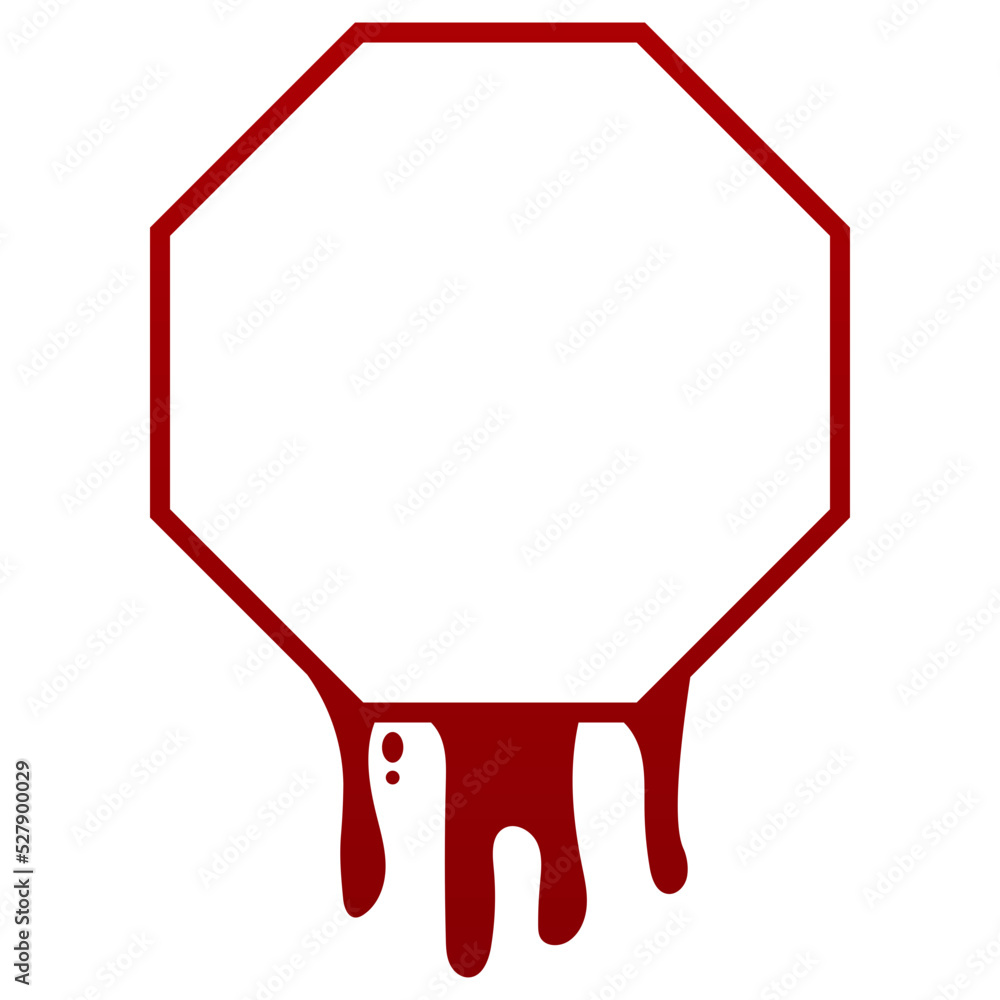 gradient bloody border frame Stock Vector | Adobe Stock