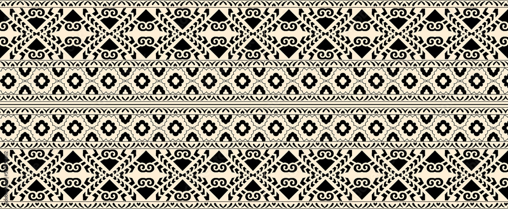 beautiful and elegant border design, motifs, and paisleys vintage ...