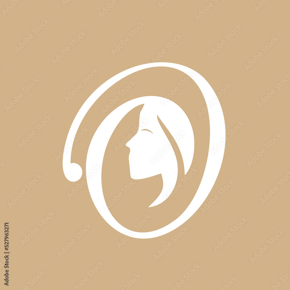 Print female face shadow mascot logo design for your t-shirt and ...